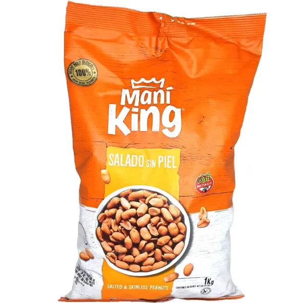 Mani King Mani Salado sin Piel x 1kg | Oeste Pizza